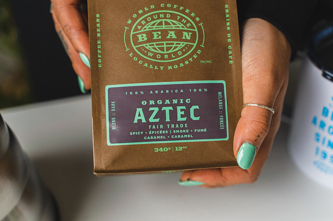 Aztec Organic Fair Trade Coffee | Coffee Beans – Bean Around The World ...